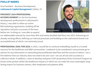 Middle Market DealMaker Names Phillip Marks 2025 Private Equity BD Professional to Watch ...